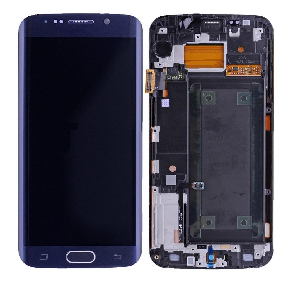 LCD with Touch Screen for Samsung Galaxy S6 Edge - Black by Maxbhi.com
