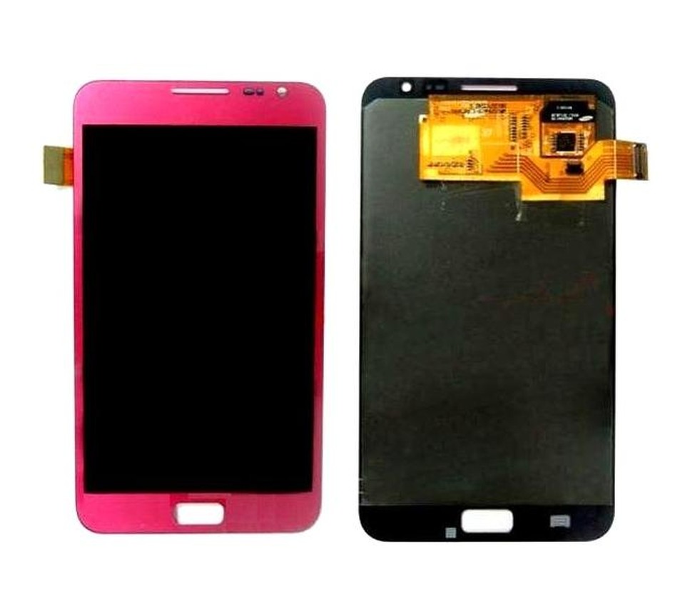 LCD with Touch Screen for Samsung GT-N7000 - Pink by Maxbhi.com