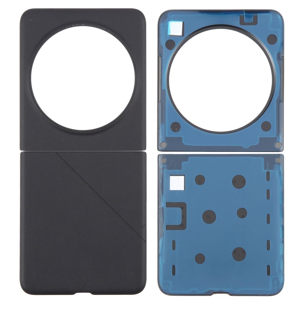Back Panel Cover for Tecno Phantom V Flip - Black - Maxbhi.com