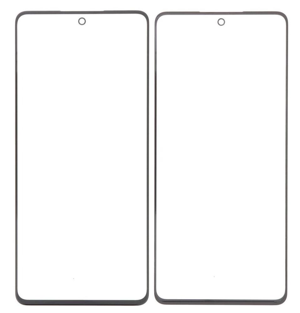 Replacement Front Glass for Samsung Galaxy M54 - Black by Maxbhi.com