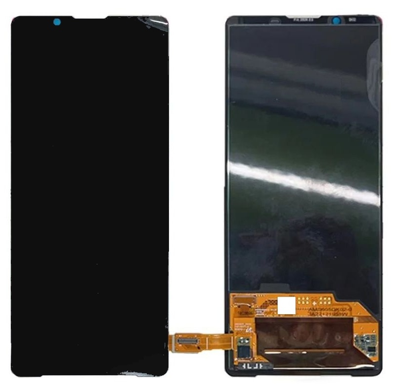 LCD with Touch Screen for Sony Xperia 5 V - Silver by Maxbhi.com