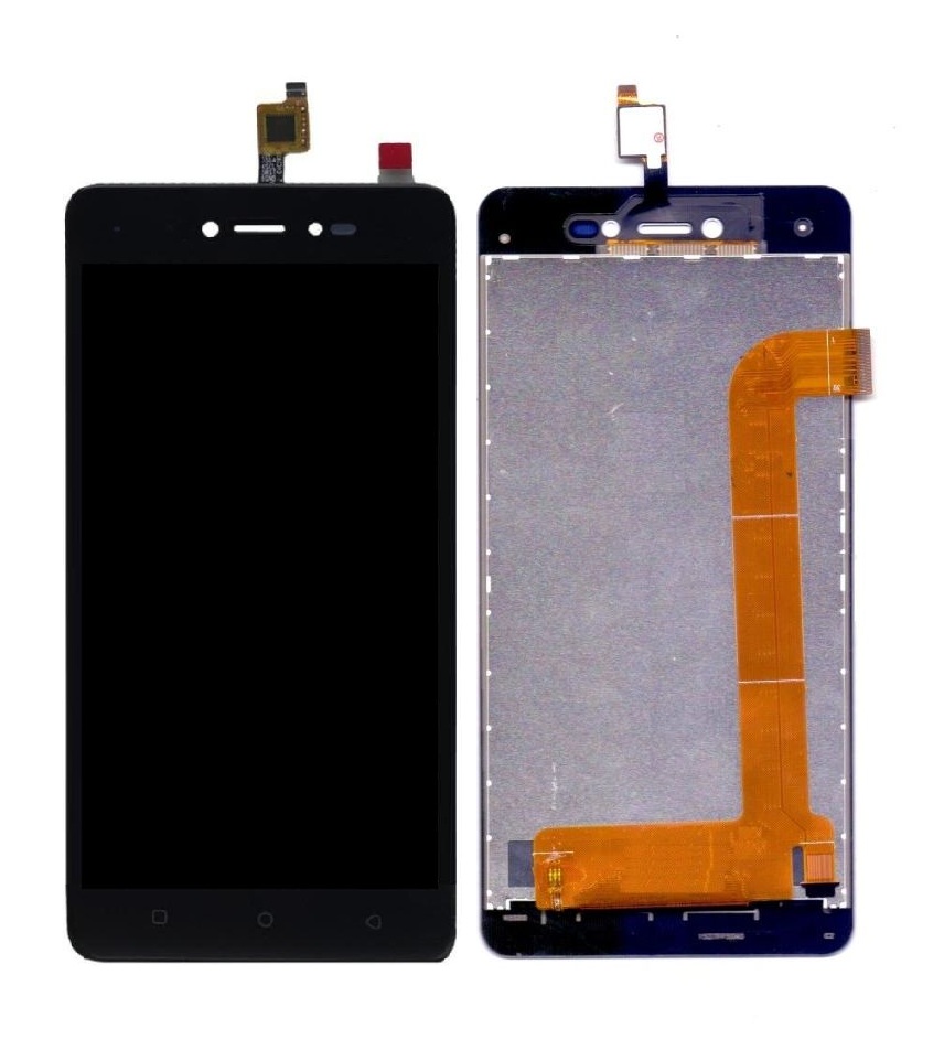 LCD with Touch Screen for Lava Z60 Black by Maxbhi.com
