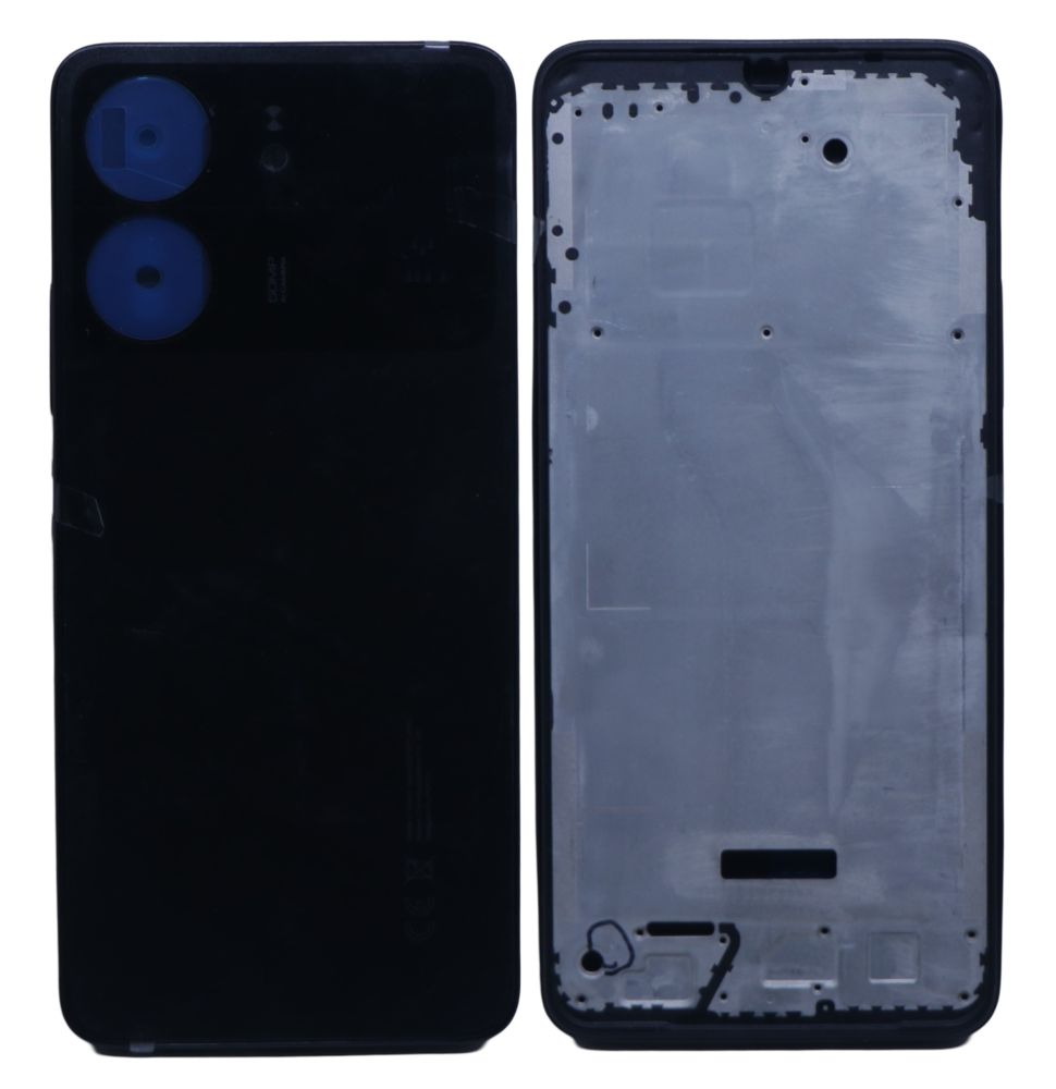 Full Body Housing for Xiaomi Poco C65 - Black - Maxbhi.com
