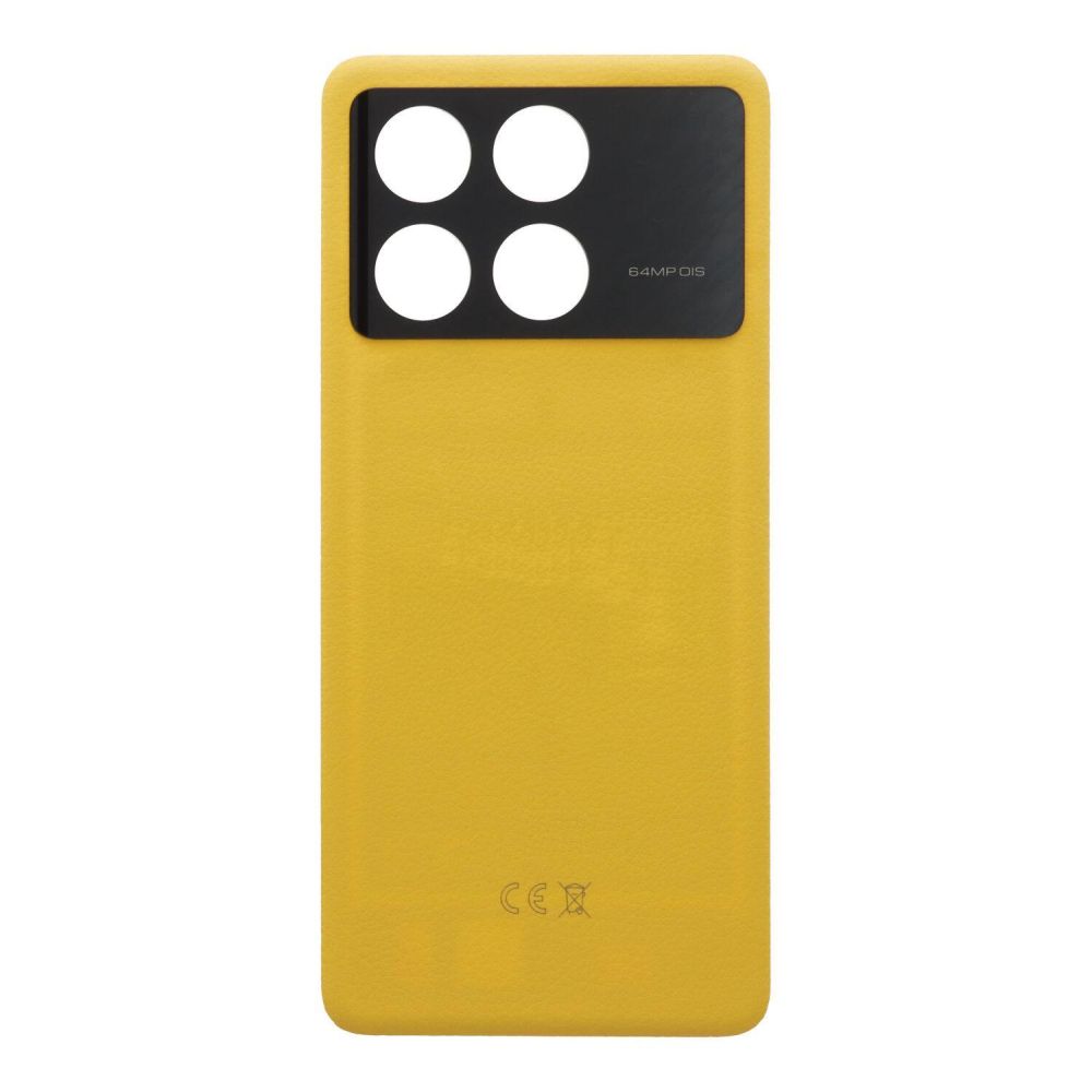 Back Panel Cover for Xiaomi Poco X6 Pro - Yellow - Maxbhi.com