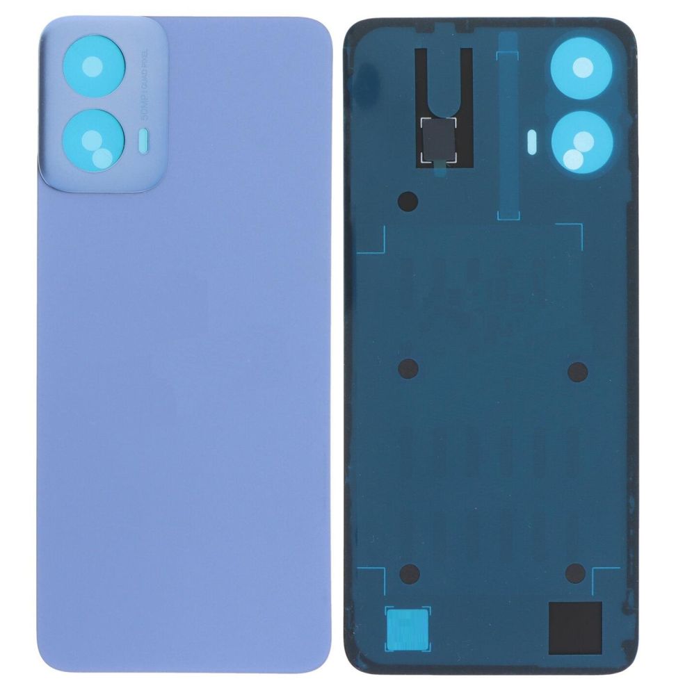 Back Panel Cover for Motorola Moto G34 5G - Blue - Maxbhi.com