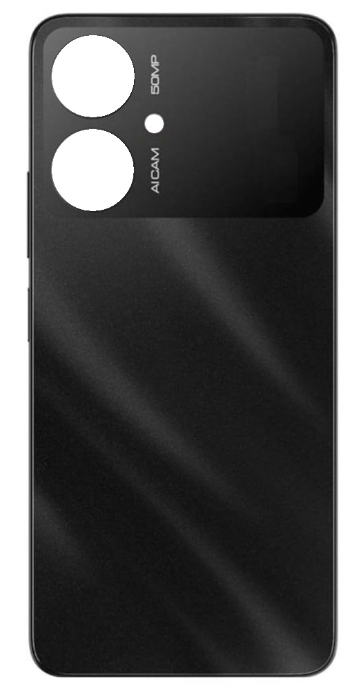 Back Panel Cover for Xiaomi Poco M6 - White - Maxbhi.com
