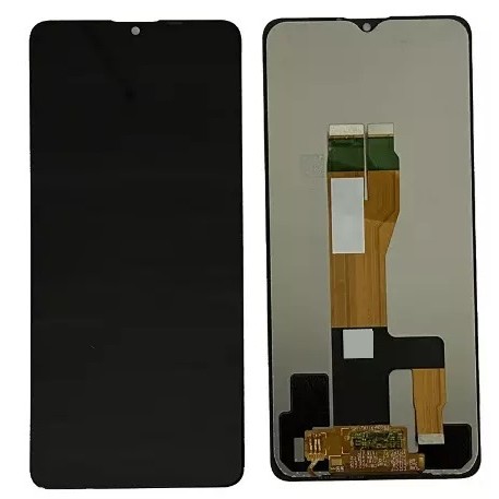 LCD with Touch Screen for Blackview Oscal C30 Pro - White by Maxbhi.com