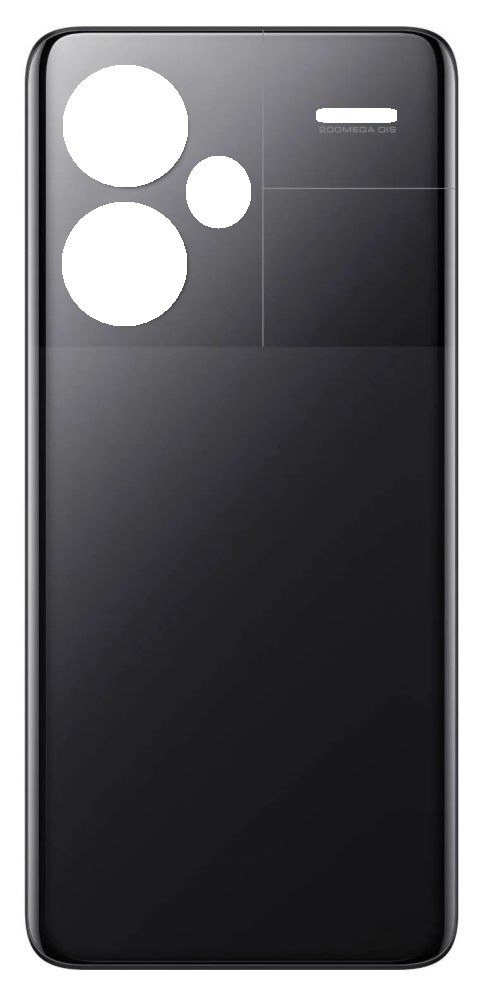Back Panel Cover for Xiaomi Redmi Note 13 Pro Plus 5G - Black - Maxbhi.com