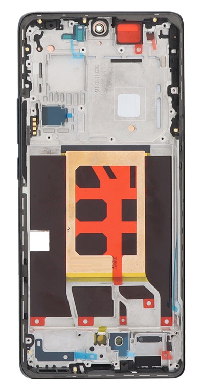 LCD Frame Middle Chassis for Oppo Reno 11 Pro 5G - Black by Maxbhi.com