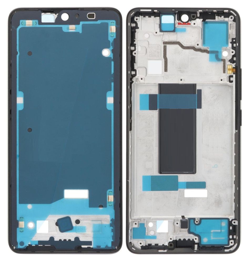 LCD Frame Middle Chassis for Xiaomi Poco X6 5G - Black by Maxbhi.com