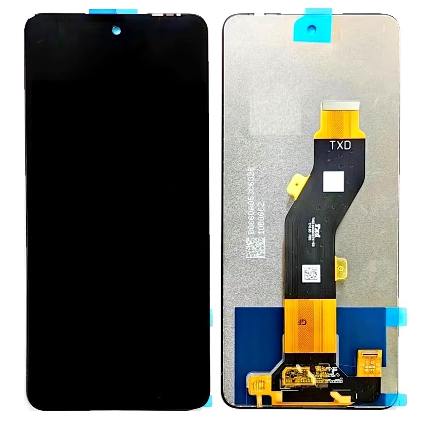 LCD with Touch Screen for Itel P55 4G - Blue by Maxbhi.com