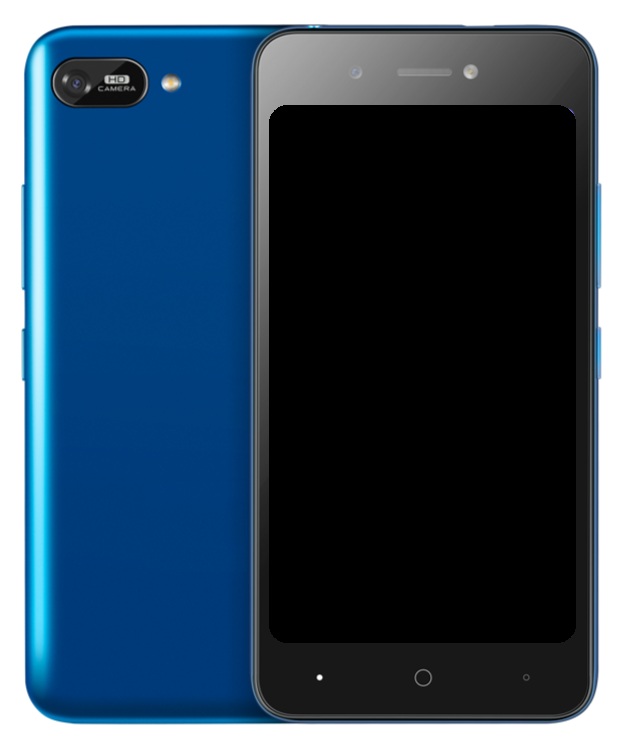 Full Body Housing for Itel A35 - Blue - Maxbhi.com