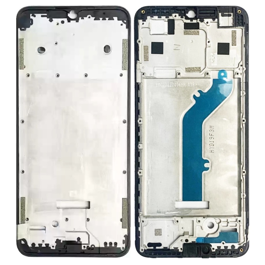 LCD Frame Middle Chassis for Itel A58 Pro - Black by Maxbhi.com