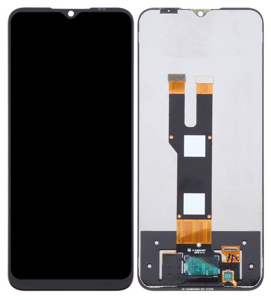 LCD with Touch Screen for ZTE Blade A73 - Grey by Maxbhi.com