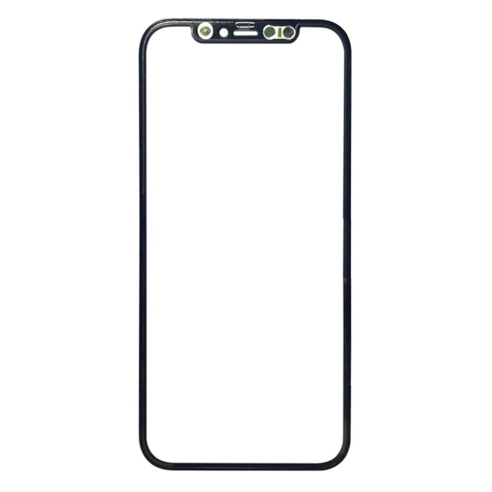 Replacement Front Glass for Apple iPhone 12 Pro - Black by Maxbhi.com