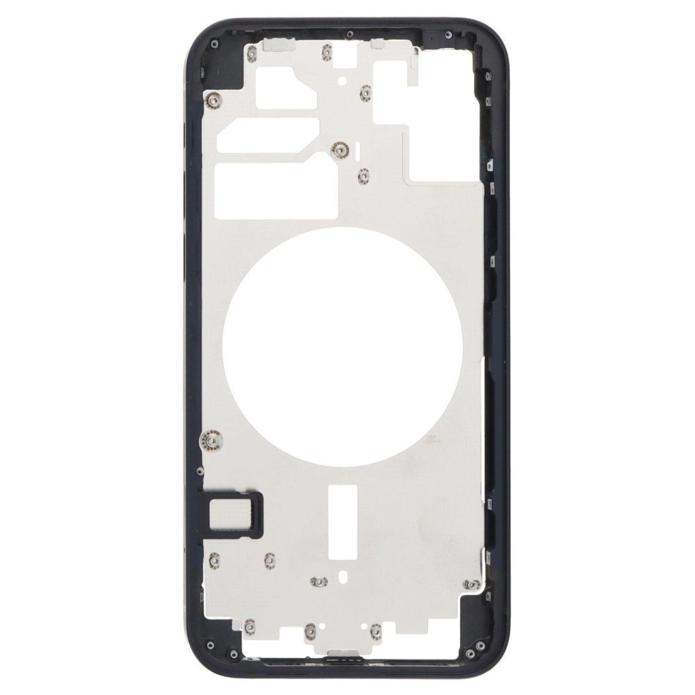 LCD Frame Middle Chassis for Apple iPhone 12 - Black by Maxbhi.com