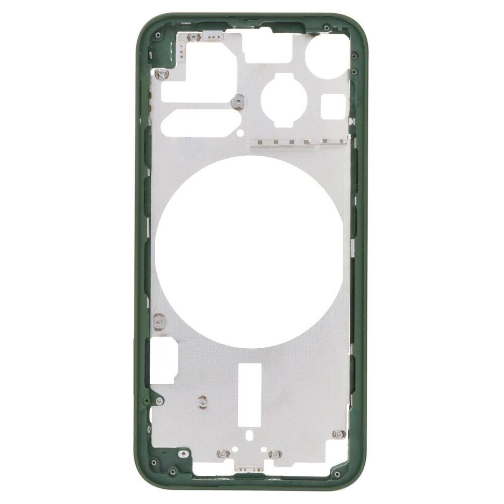 LCD Frame Middle Chassis for Apple iPhone 13 mini - Green by Maxbhi.com
