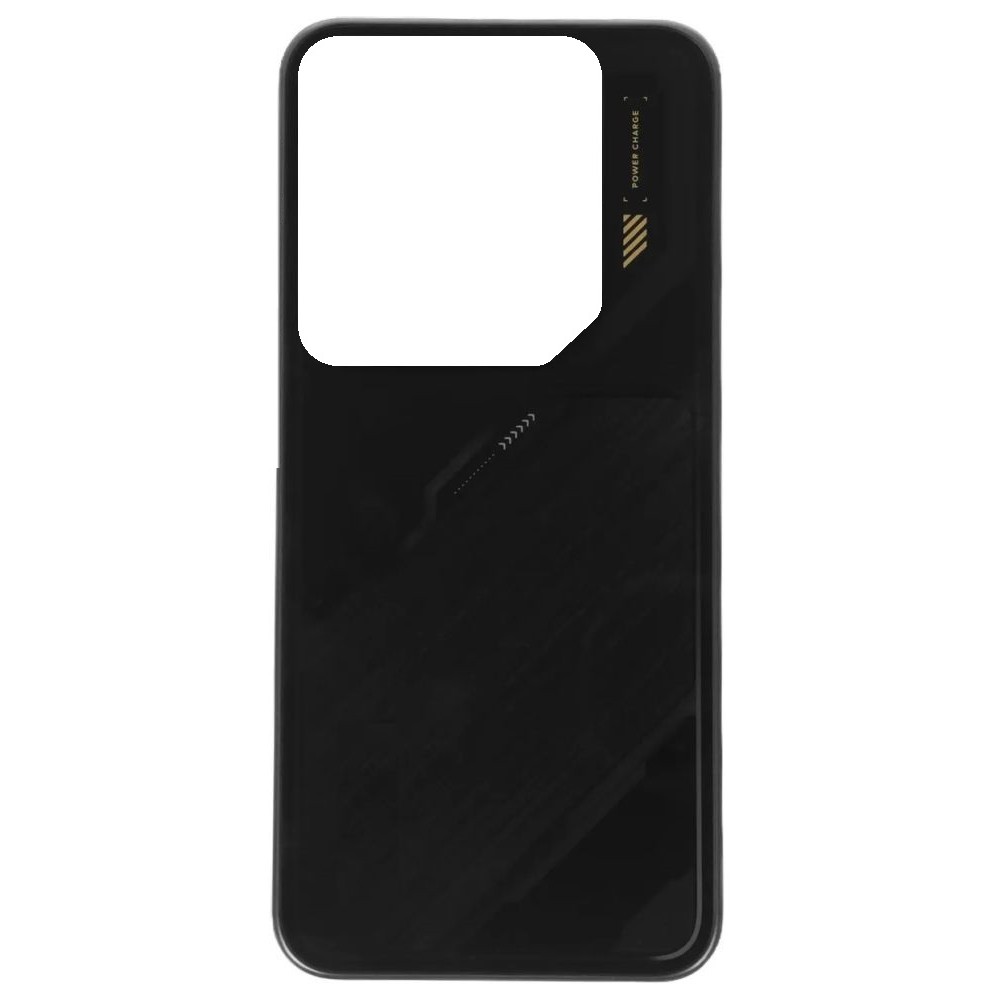 Back Panel Cover for Itel P65 - Black - Maxbhi.com