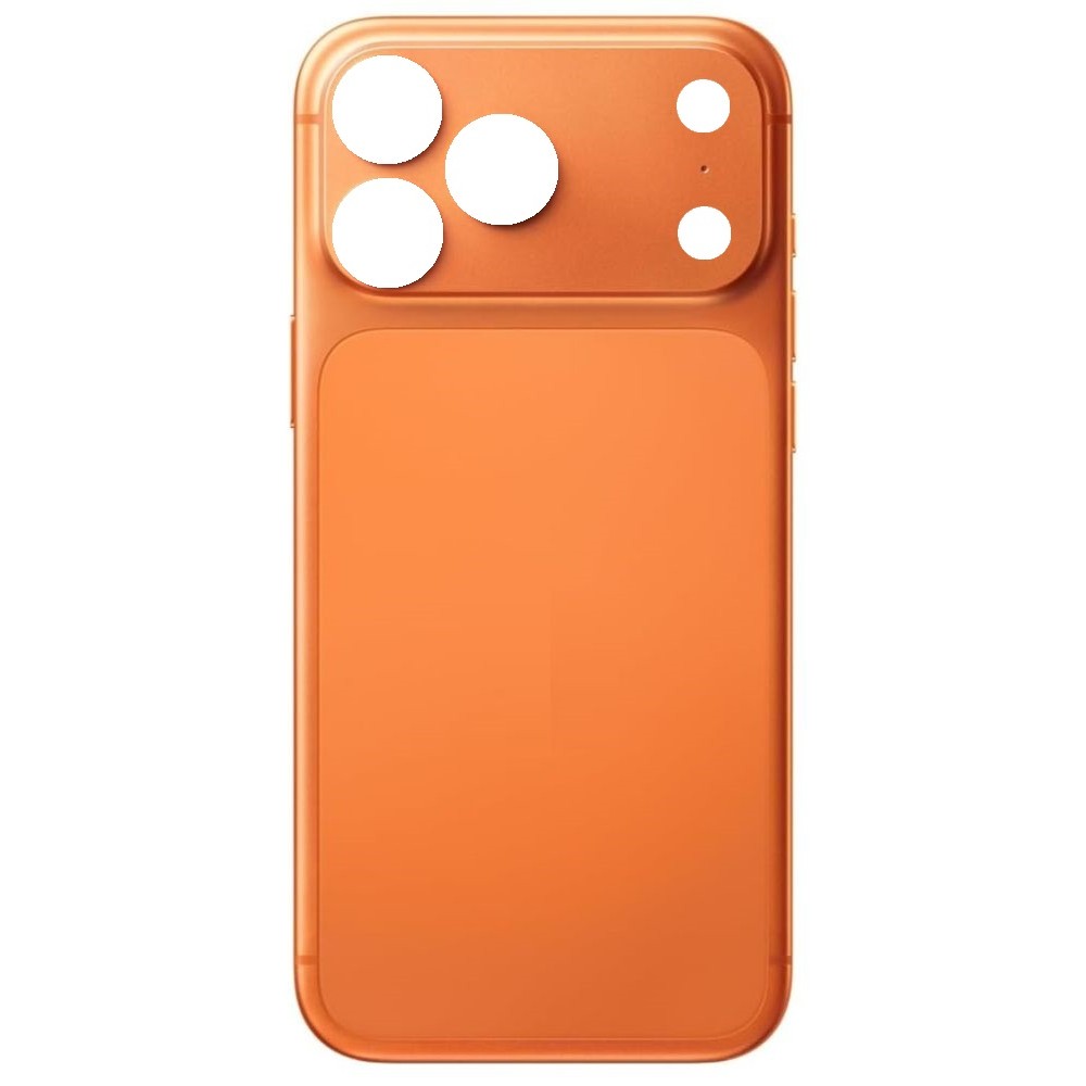 Back Panel Cover for Apple iPhone 17 Pro Max - Orange - Maxbhi.com