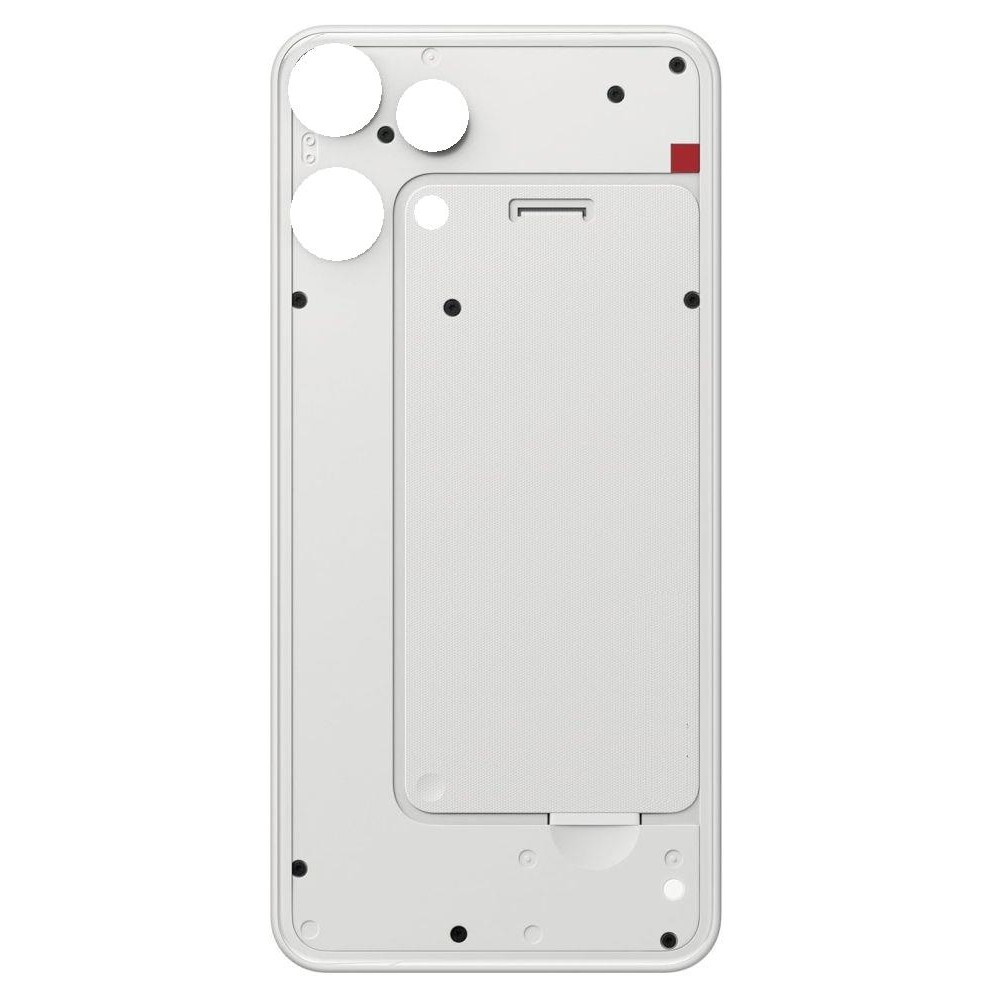 Back Panel Cover for Nothing Phone 3a Lite - White - Maxbhi.com