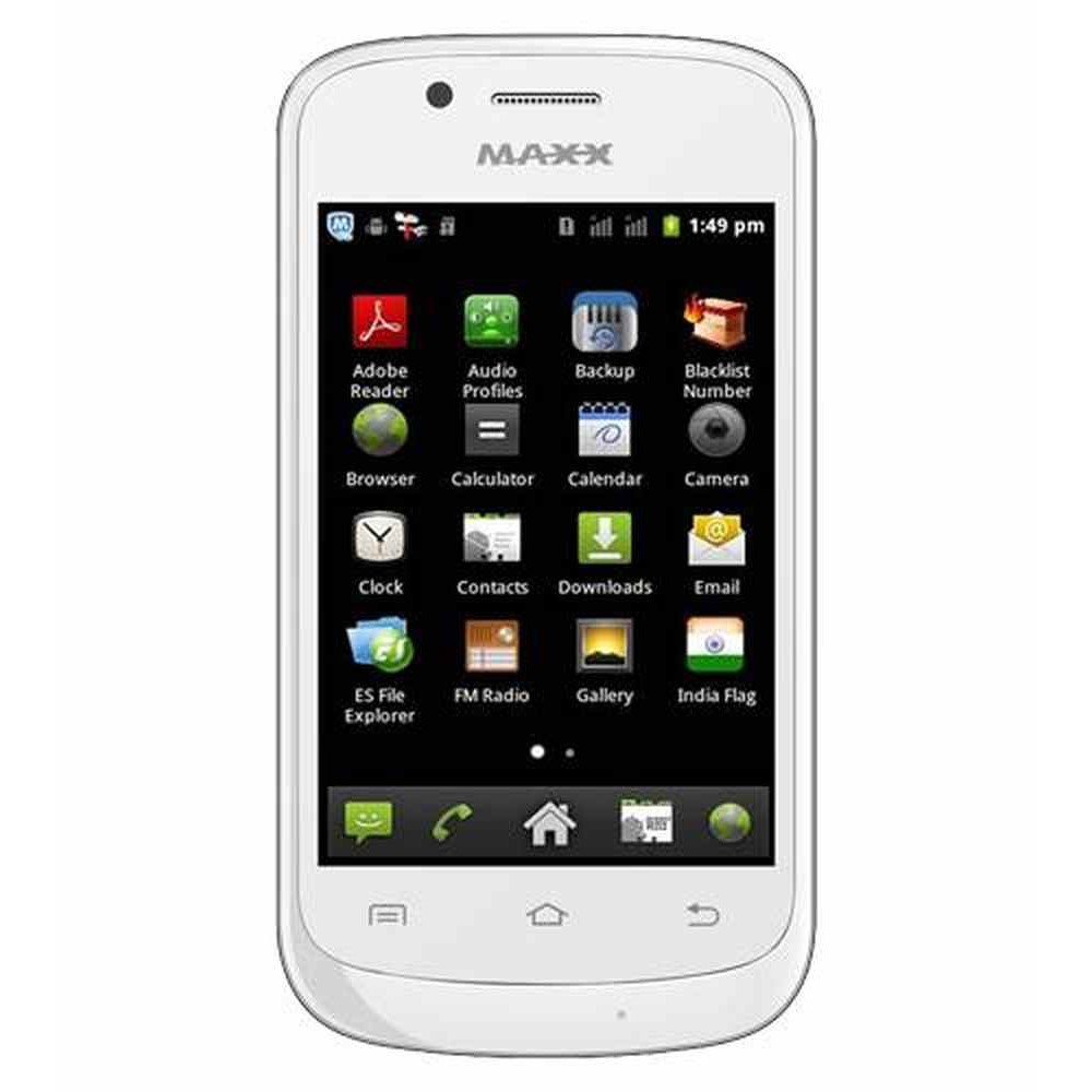 LCD with Touch Screen for Maxx AX35 - Black by Maxbhi.com