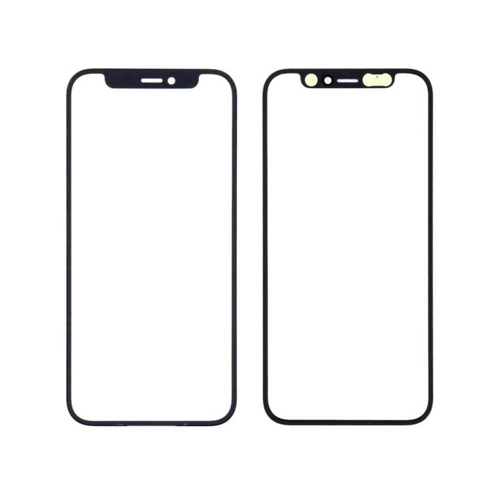 Replacement Front Glass for Apple iPhone 12 Pro Max - Black by Maxbhi.com