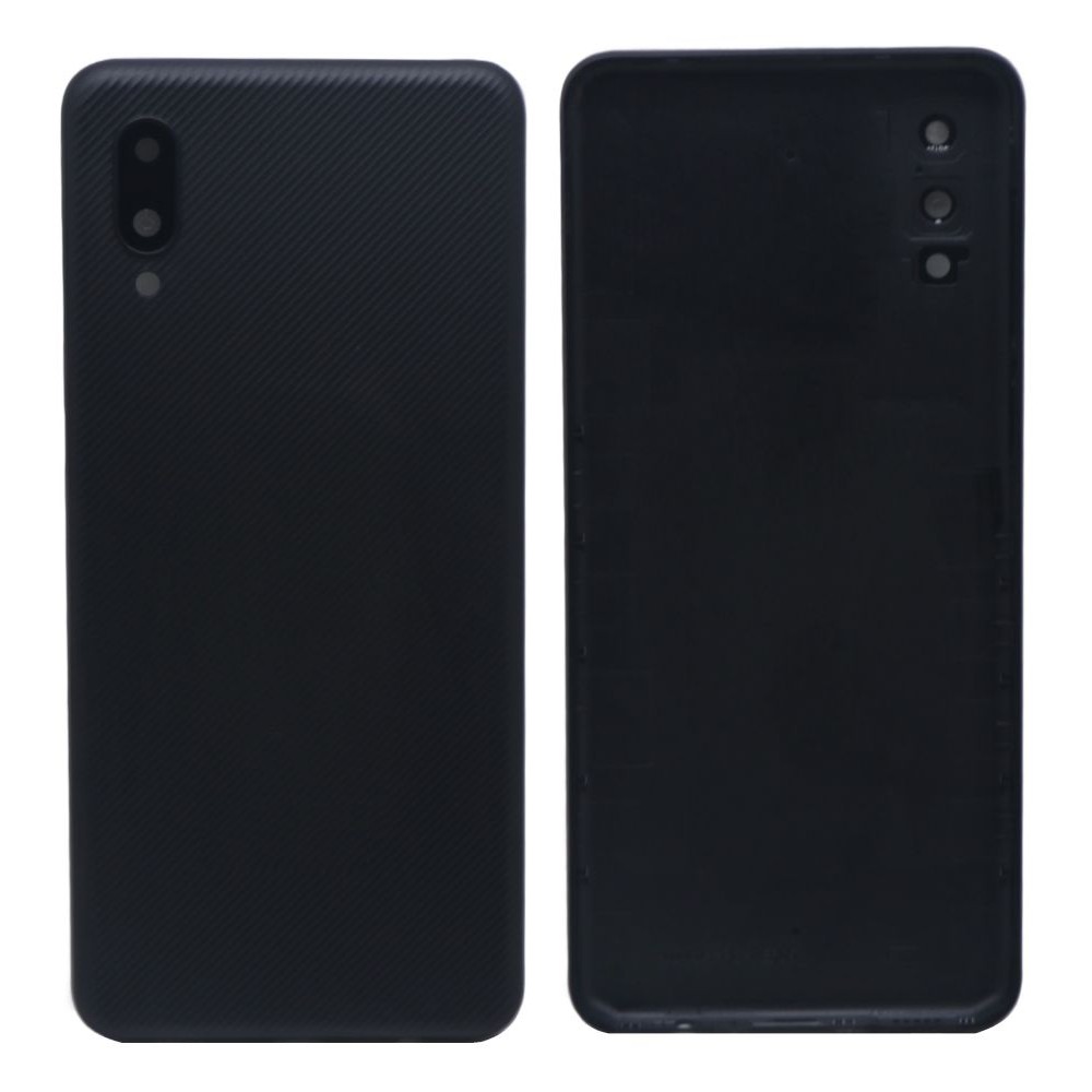 Back Panel Cover for Samsung Galaxy M02 - Black - Maxbhi.com