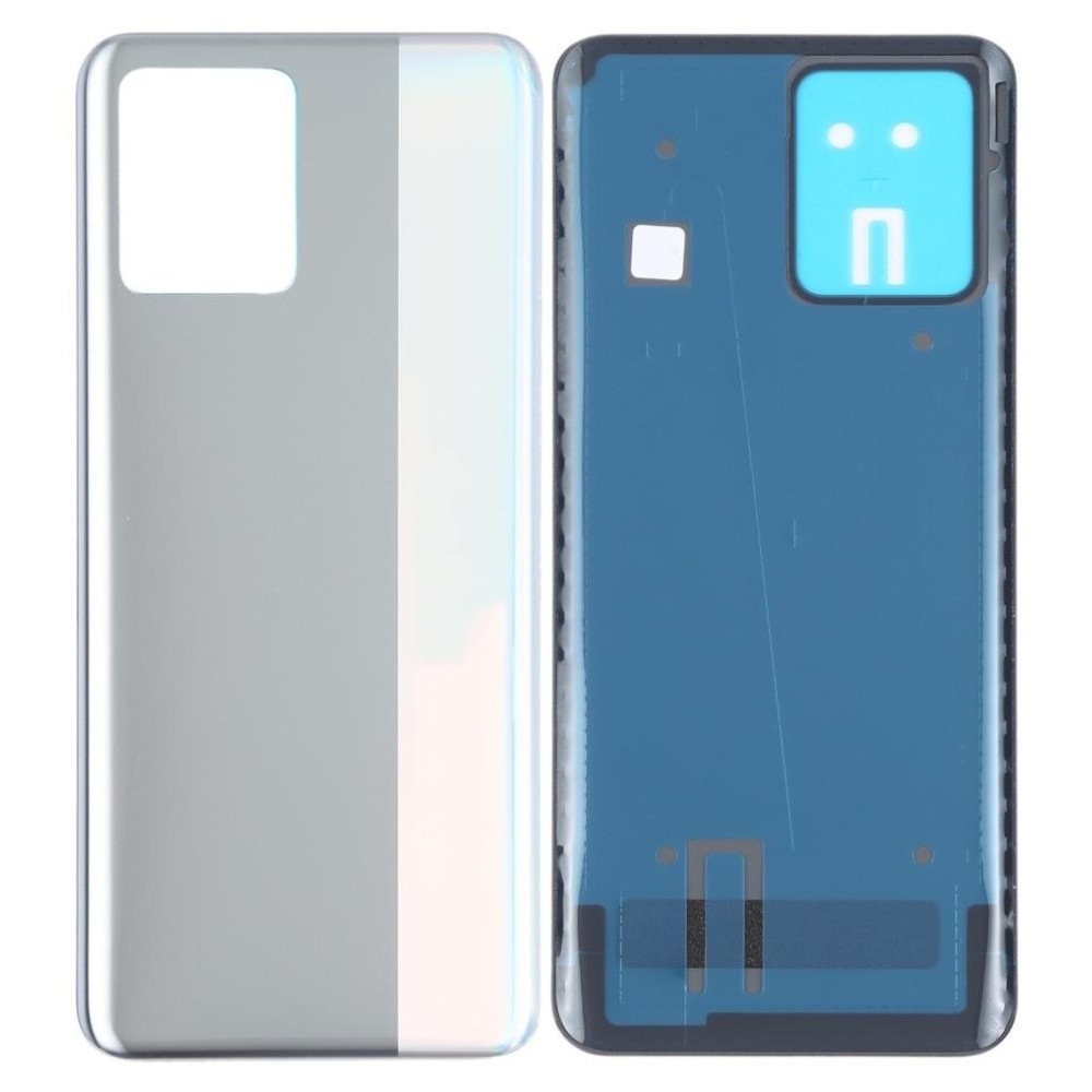 Back Panel Cover for Realme 8 - Silver - Maxbhi.com