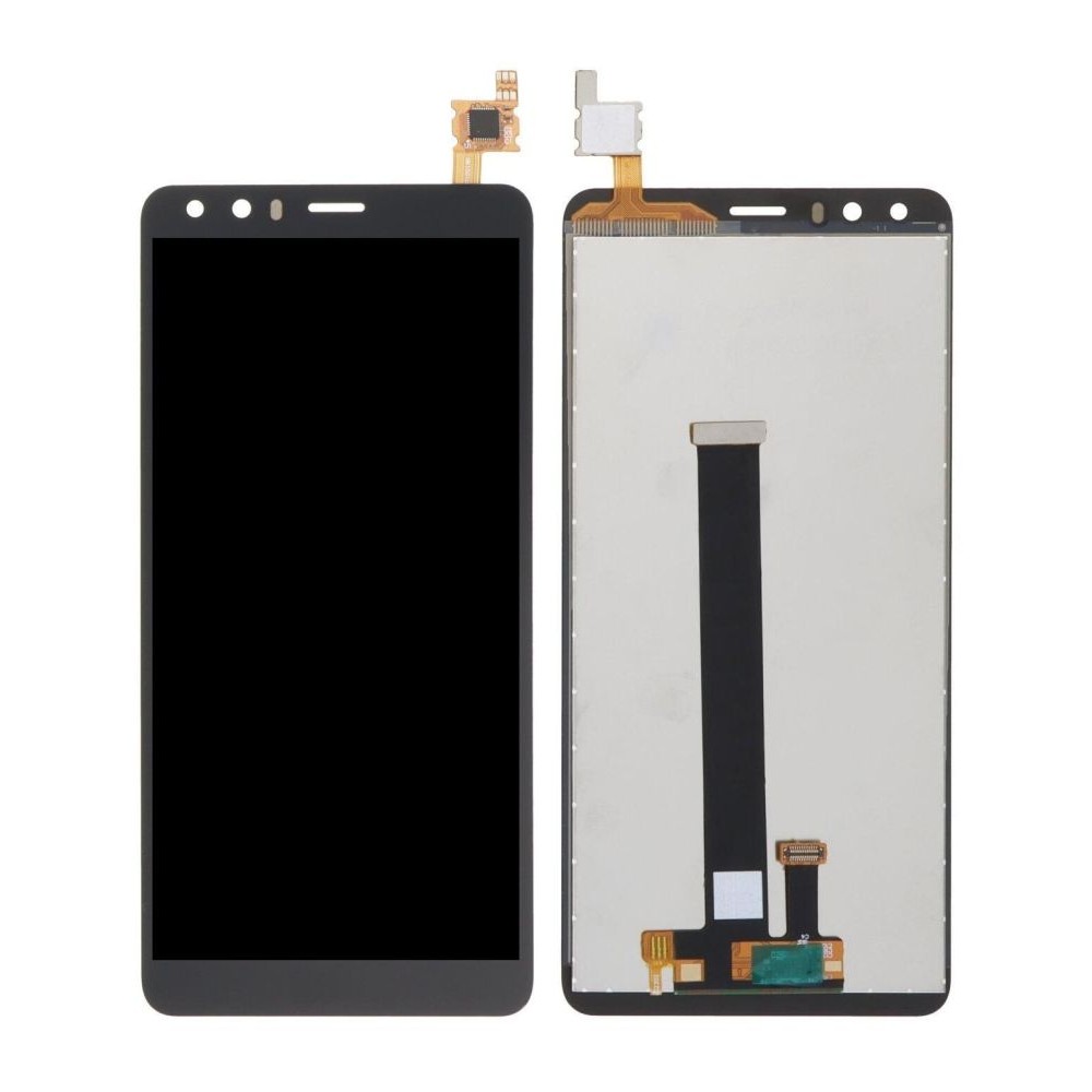 LCD with Touch Screen for Nokia C1 2nd Edition - White by Maxbhi.com