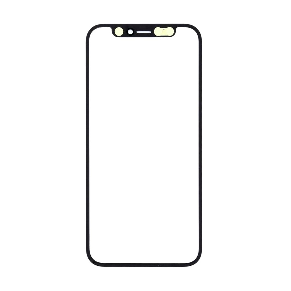 Replacement Front Glass for Apple iPhone 12 Pro Max - Black by Maxbhi.com