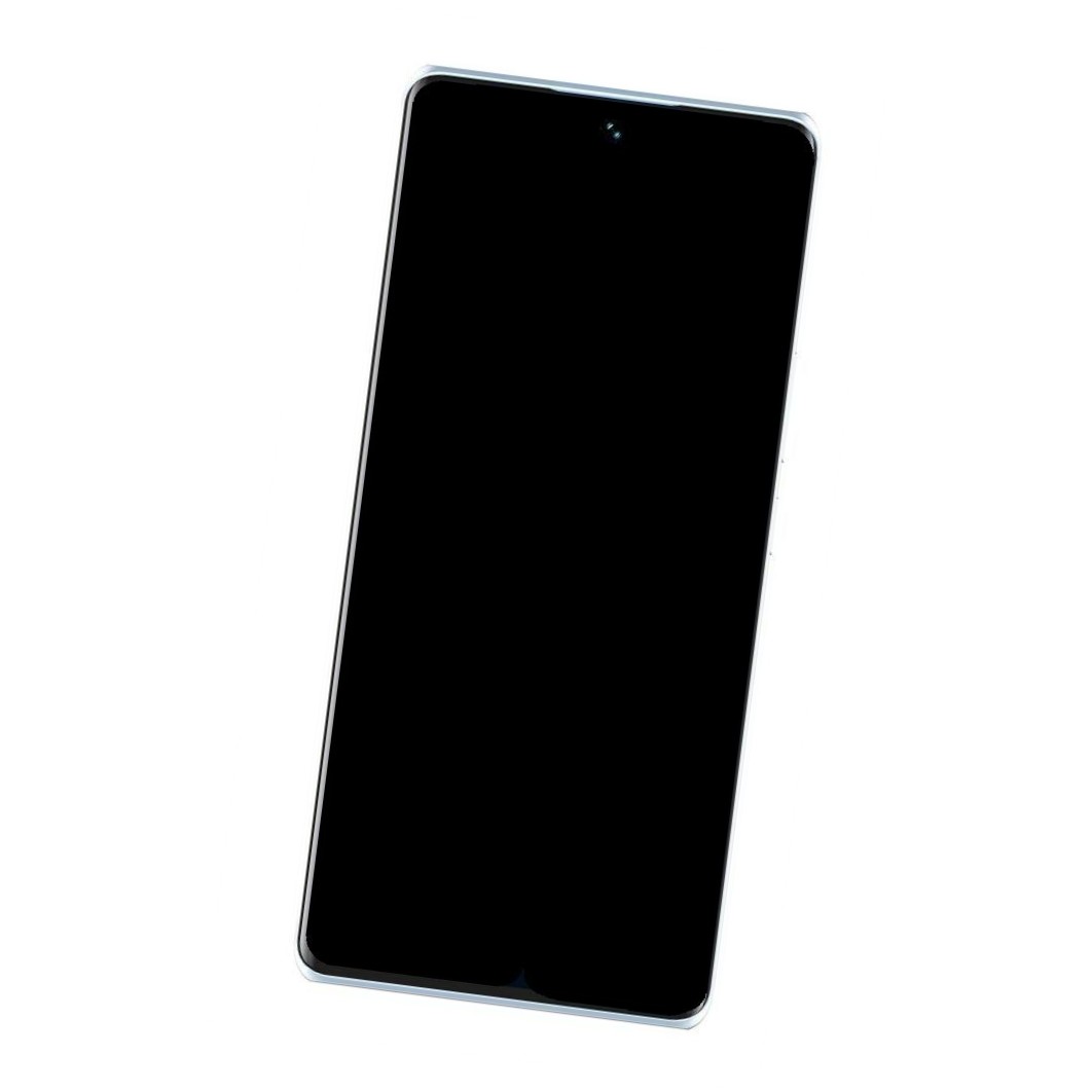 LCD Frame Middle Chassis for Itel S23 Plus - White by Maxbhi.com