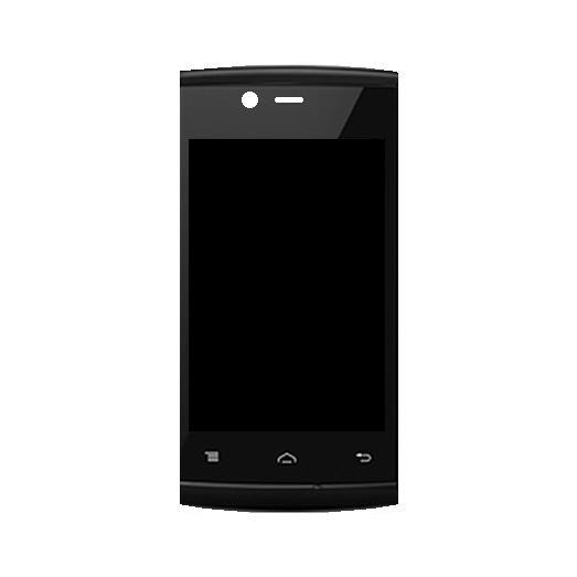 LCD with Touch Screen for Lava Iris 353 - Black by Maxbhi.com
