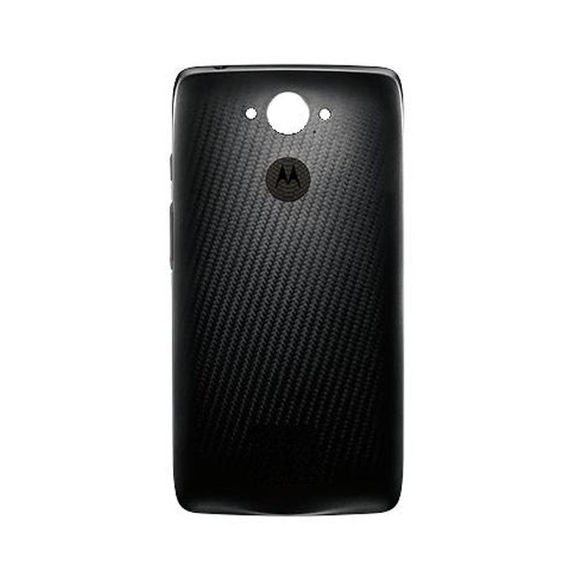 Back Panel Cover for Motorola DROID Turbo - Black - Maxbhi.com
