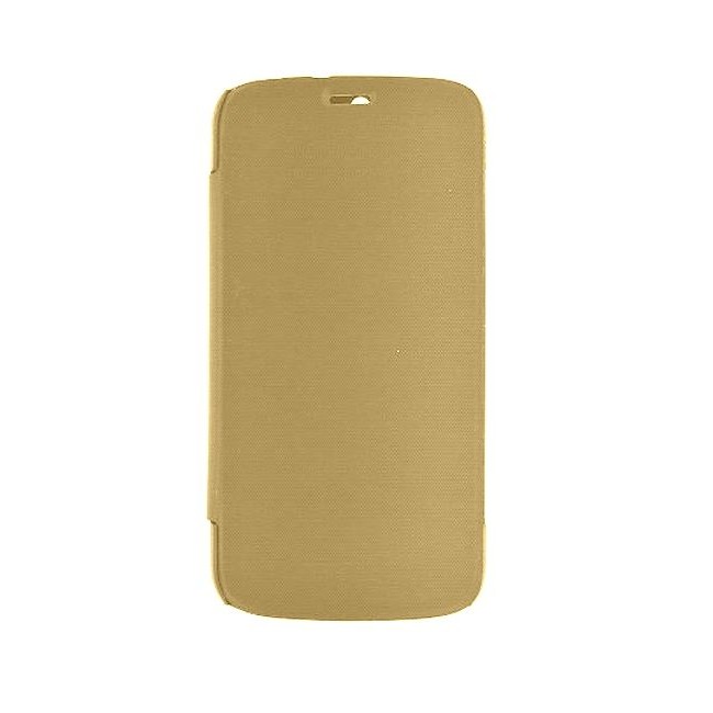 Flip Cover for Xiaomi Redmi Note 6 Pro - Gold by Maxbhi.com