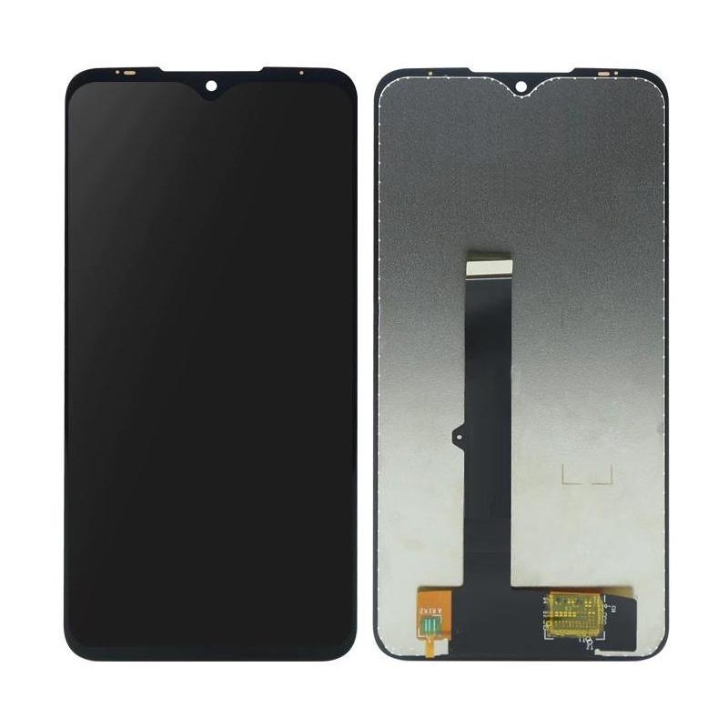 LCD with Touch Screen for Motorola One Macro - Blue by Maxbhi.com