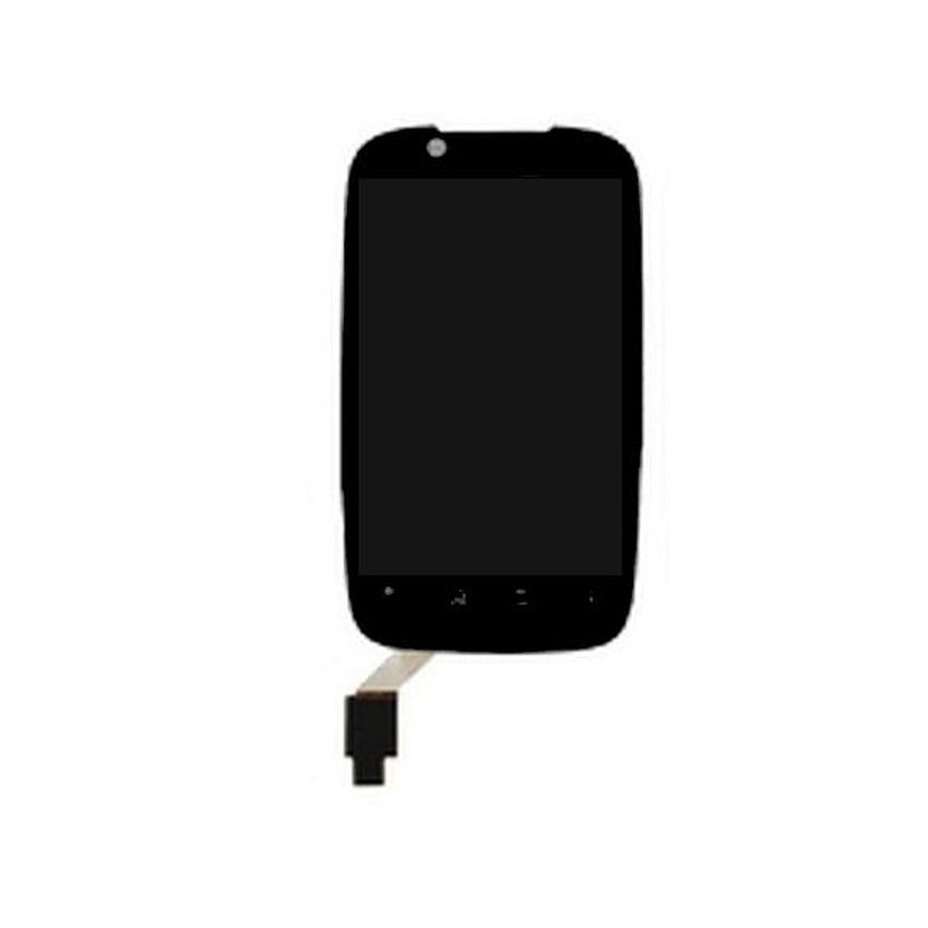 LCD with Touch Screen for Motorola Fire XT XT530 - White by Maxbhi.com