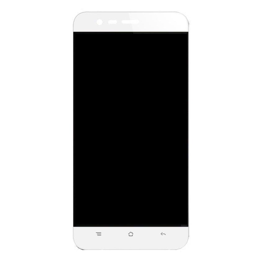 LCD with Touch Screen for Lephone W5 - White by Maxbhi.com