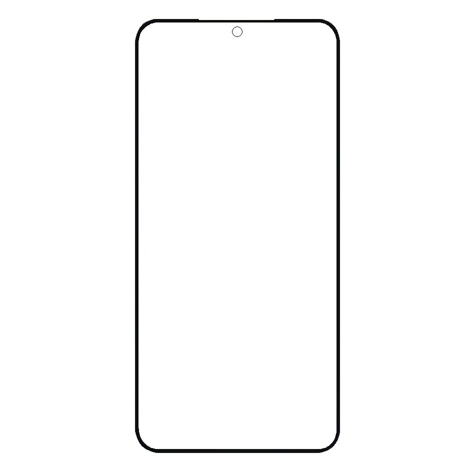 Replacement Front Glass for Samsung Galaxy S25 - Black by Maxbhi.com