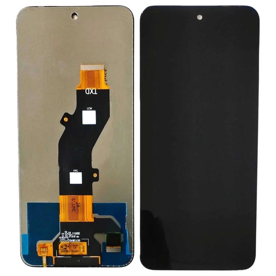 LCD with Touch Screen for Itel P65 - Black by Maxbhi.com