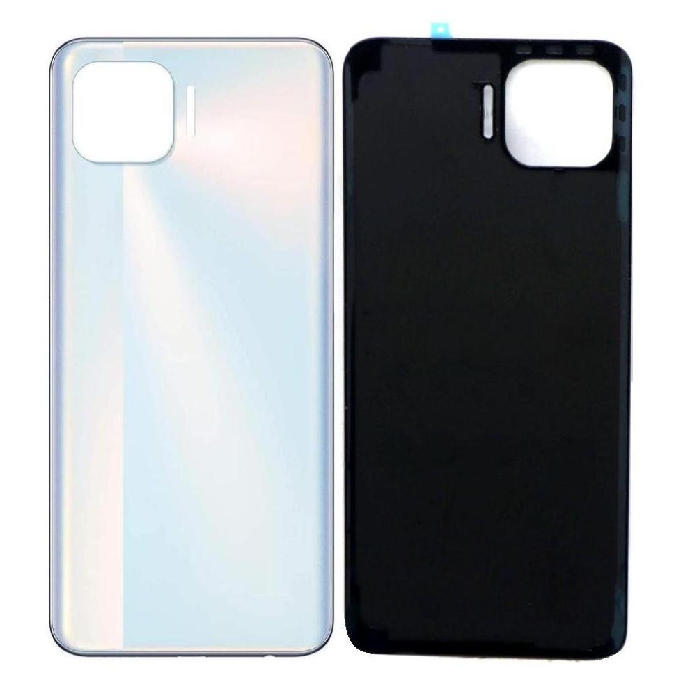 Back Panel Cover for Oppo F17 Pro - White - Maxbhi.com